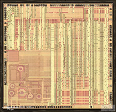 Ambiq Micro Apollo3 Blue MCU TSMC 40 nm CMOS Process Digital Floorplan ...