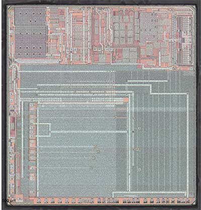 NXP SN200 GlobalFoundries 40 nm eFlash Memory Floorplan Analysis ...